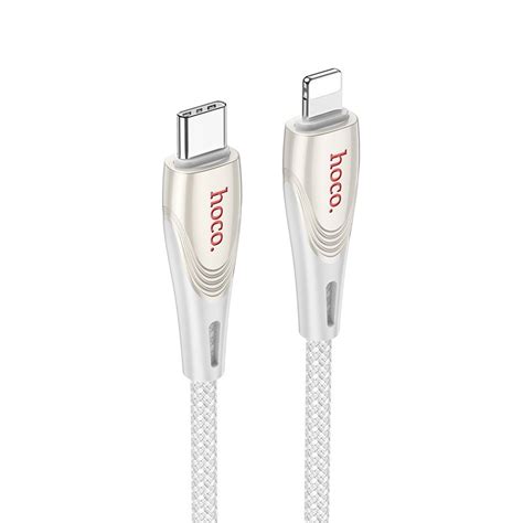 Hoco U133 Type C Usb C To 8 Pin Braided Pd Fast Charging Data Cable