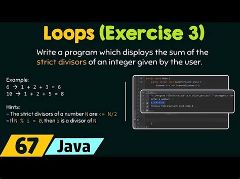 Learn Loops in Java Exercise 3 - Mind Luster
