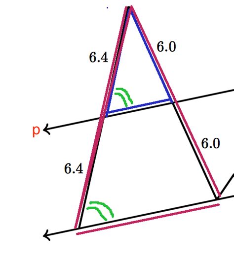 geometry why does a line bisector create parallel lines mathematics