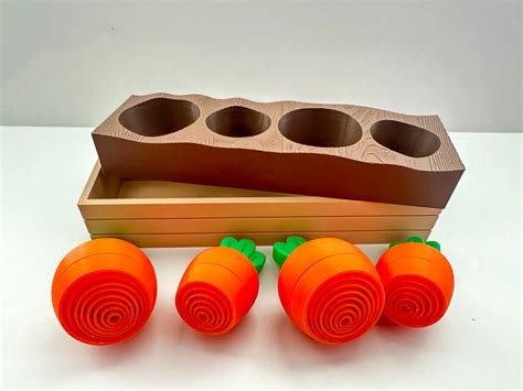Carrot Garden Layered Fidget Toy By 3dpmom Download Free Stl Model