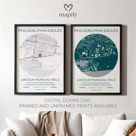 Philadelphia Eagles Stadium Map Mapily