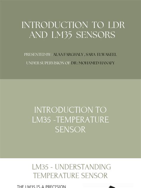Ldr And Lm35 Pdf Sensor Electrical Resistance And Conductance