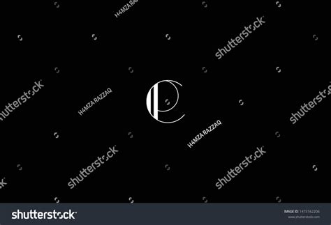 Creative Minimalist Letter Cppc Logo Design Image Vectorielle De Stock Libre De Droits