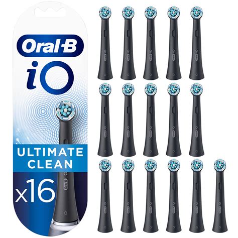 Oral B Io Ultimate Clean Opzetborstels Zwart 16 Stuks Oral B Nl