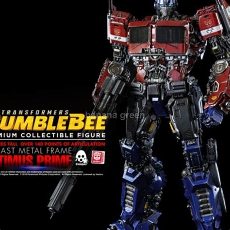 쓰리제로 트랜스포머 범블비 옵티머스 프라임 다이캐스트 메탈 프레임 프리미엄 콜렉터블 3z0162 바나나그린