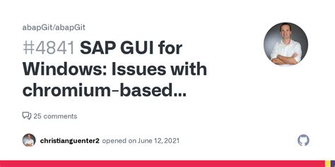 Sap Gui For Windows Issues With Chromium Based Browser Control