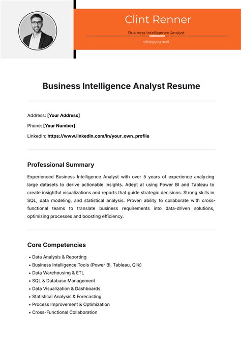 Free Data Analyst Resume Templates To Edit Online And Download