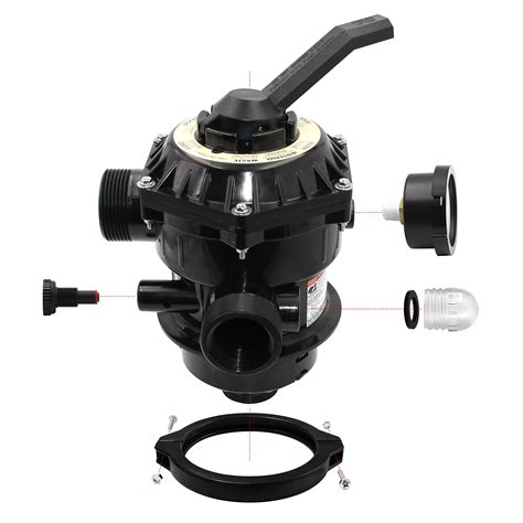 Rdiyin 262506 1 1 2 Inch 6 Way Clamp Style Valve Replacement For