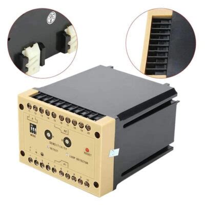 Single Channel Vehicle Inductive Loop Detector Entry And Exit Loop Barrier Gate Sensor Detect