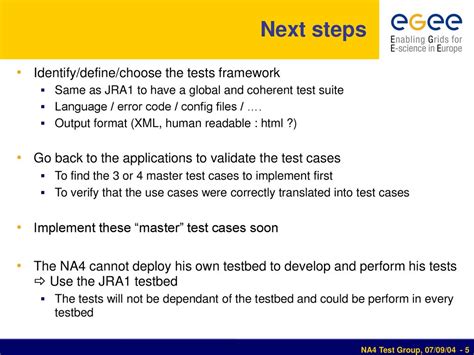 Na4 Test Team Status Test Meeting 070904 Ppt Download