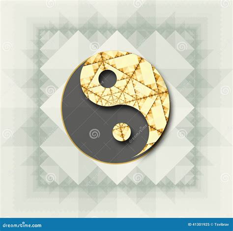Stylized Yin Yang Symbol In Color Stock Illustration Illustration Of Icon Bright 41301925