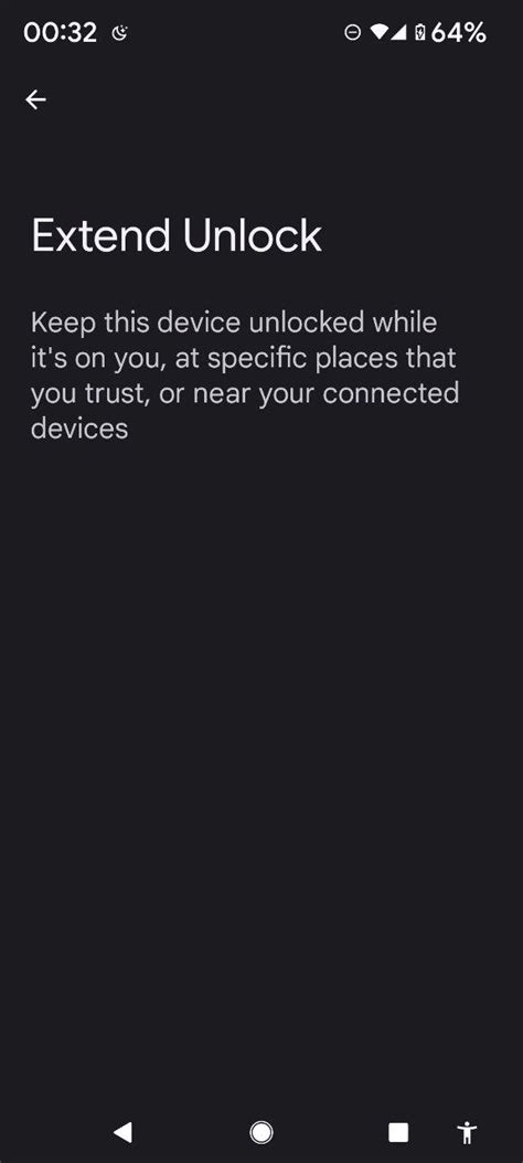Extend Unlock Begins Replacing Smart Lock In Android Device Settings