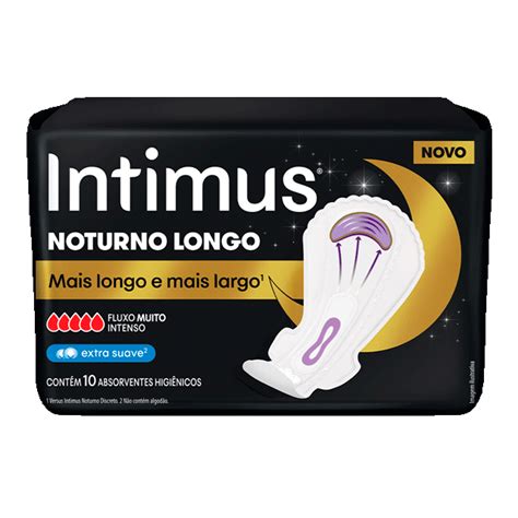 Absorvente Intimus® Noturno Extra Proteção Longo