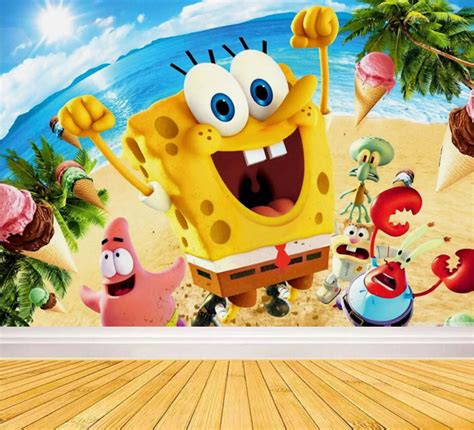 Spongebob Bedroom Wallpaper Spongebob Squarepants Jellyfish Fun