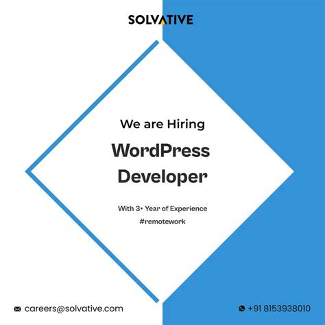 solvative on linkedin wordpressdeveloperjobs wordpressdevelopers