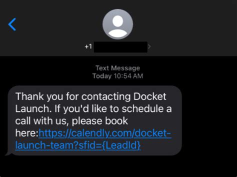 Adding The Calendly Scheduling Link To Message Templates Docket Launch