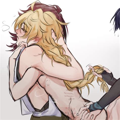 Rule 34 3boys Aether Genshin Impact Anal Anal Sex Ass Grab Blonde