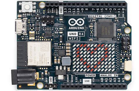 Arduino UNO R WiFiのマトリクスにHallo World をスクロールさせてみました