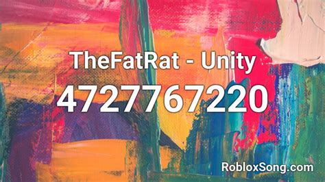 Thefatrat Unity Roblox Id Roblox Music Codes