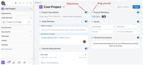 Customize Your Project View Jetbrains Space Documentation