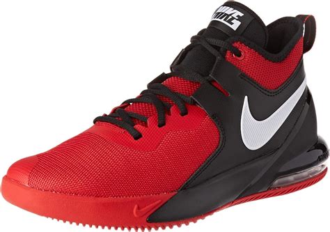 Nike Nike Air Max Impact Mens Basketball Shoe University Redwhite Black 7 Uk 41 Eu