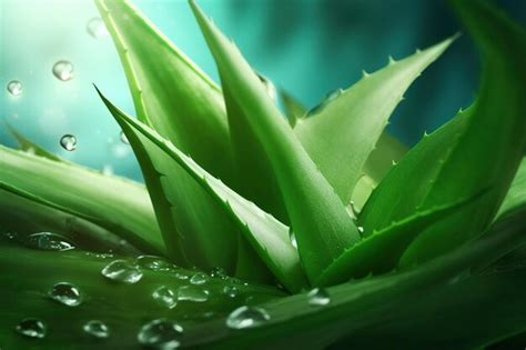Premium AI Image | Fresh aloe vera gel