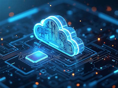 a cloud storage futuristic aidriven cloud optimization premium ai