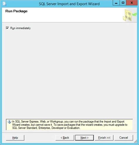 Sql Server Cant Create Ssis Package From Import And Export Wizard