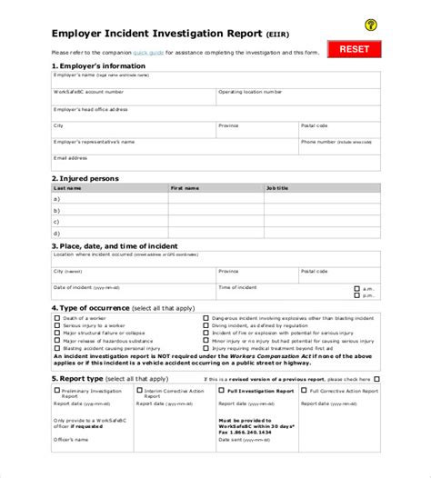 Sample Fire Investigation Report Template PROFESSIONAL TEMPLATES Pamphlet Template Case