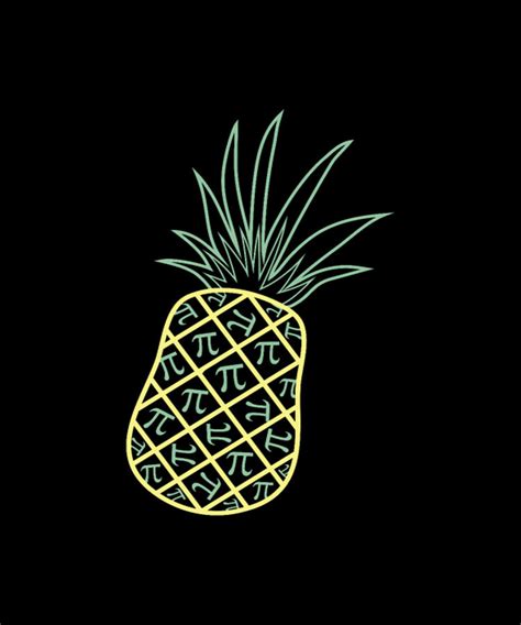 Pi Day Pineapple Digital Art By Tinh Tran Le Thanh Pixels