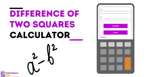 Difference Of Two Squares Calculator Online