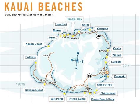 Kauai Beaches Search By Location Facilities Activities