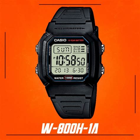 Наручные часы Casio W 800h 1a с секундомером купить с доставкой по выгодным ценам в интернет