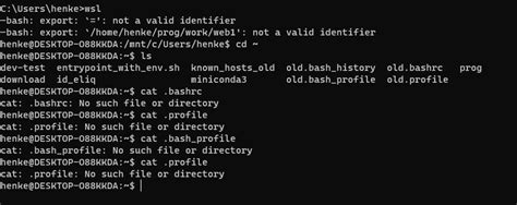 Cached Error Message From Non Existent Bashrc Issue Microsoft WSL GitHub