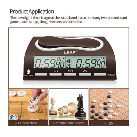 Leap Pq9903a Chess Clock Digital Count Up Down Ele Vicedeal