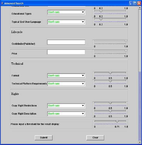 Search Screen Of The User Interface Download Scientific Diagram
