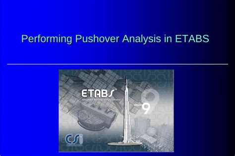 PDF Performing Pushover Analysis In Etabs DOKUMEN TIPS