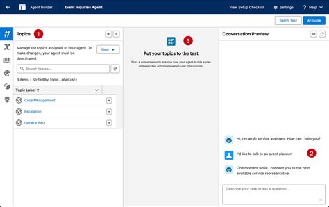 Customize Agent Topics Salesforce Trailhead