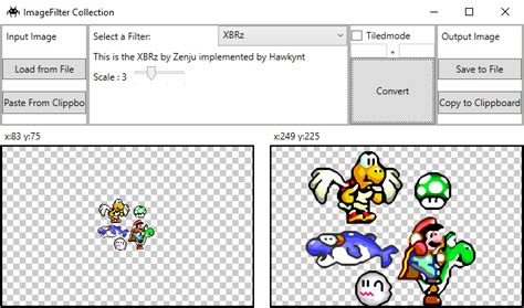 New ImageFilter Tool Scale Pixel Art With XBR XBRz Or HQ RPG Maker
