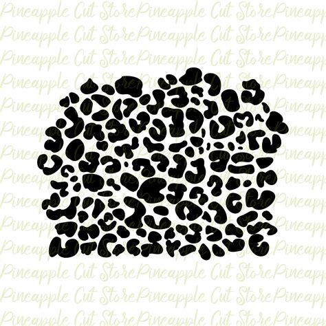 Leopard Print Svg Leopard Pattern Svg Leopard Vector File Etsy