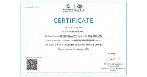 vivek prajapati on linkedin successfully completed the web development training from internshala…