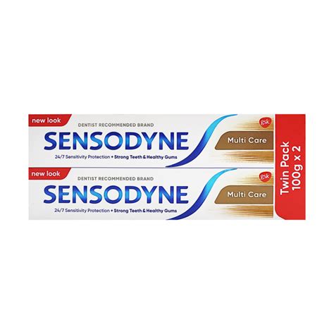 Buy Sensodyne Toothpaste Multicare Twin Pack 2x100g For Only Rm2599
