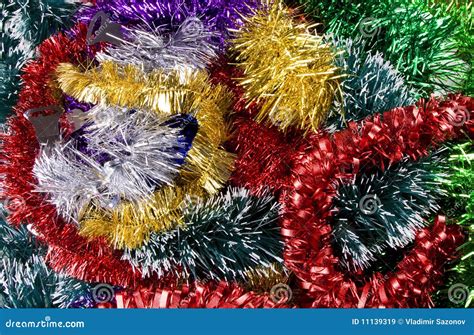 Tinsel Stock Image Image Of Vibrant Bright Year Decoration 11139319