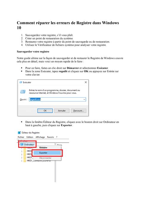 Comment Réparer Les Erreurs De Registre Dans Windows 10 11 Comment