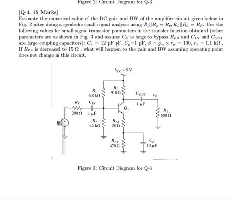 Solved Figure Circuit Diagram For Q Q Marks Chegg Com