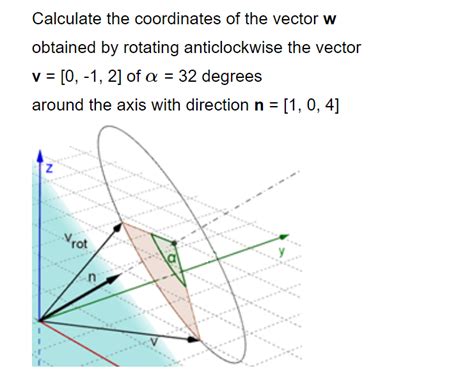 Calculate The Coordinates Of The Vector W Obtained By Chegg