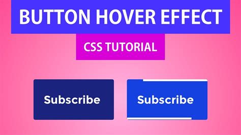 Awesome Button Hover Effect Only Html And Css Youtube
