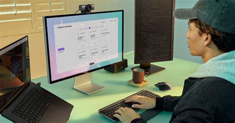 Smart Actions Automate Tasks Logitech Options Software