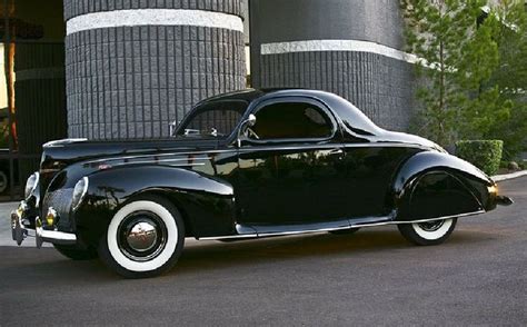 1939 Black Lincoln Zephyr Coupe Hot Rods Cars Muscle Classic Cars