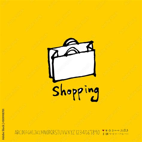 손으로 그린 알파벳 일러스트 Stock Vector Adobe Stock